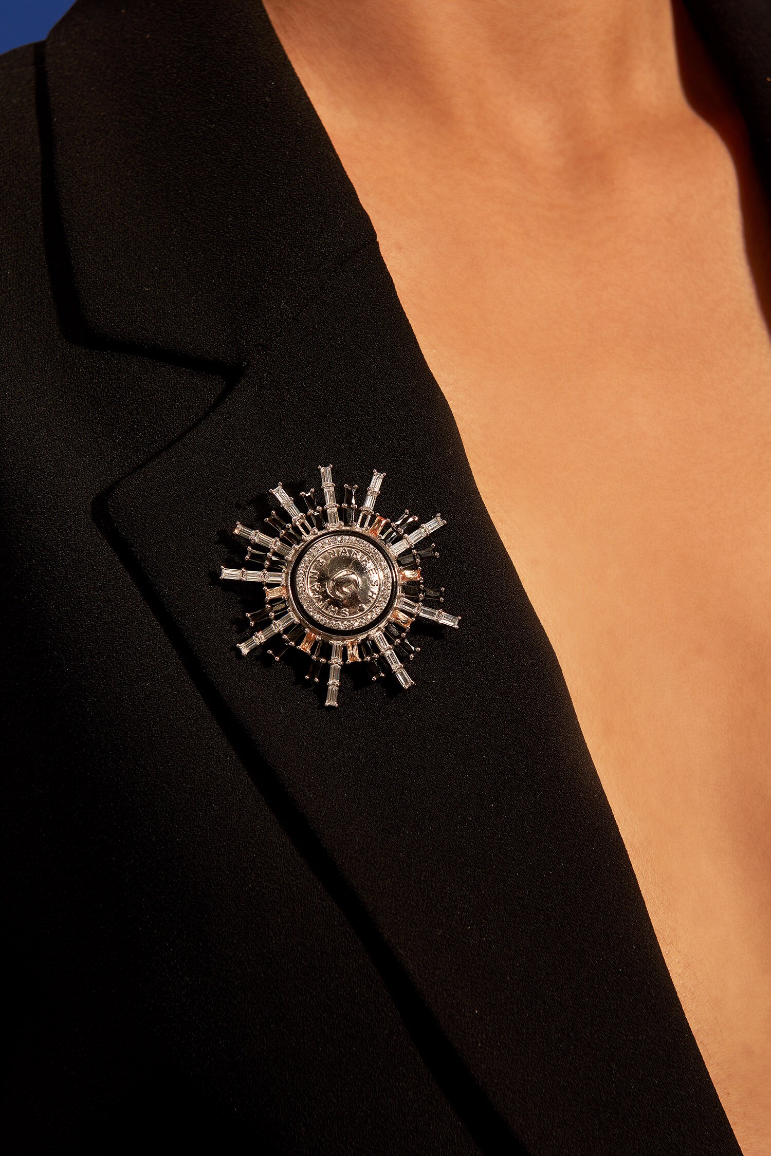 Buy Aulerth X Shivan and Narresh Numisma Star Burst Brooch Online | Aza ...