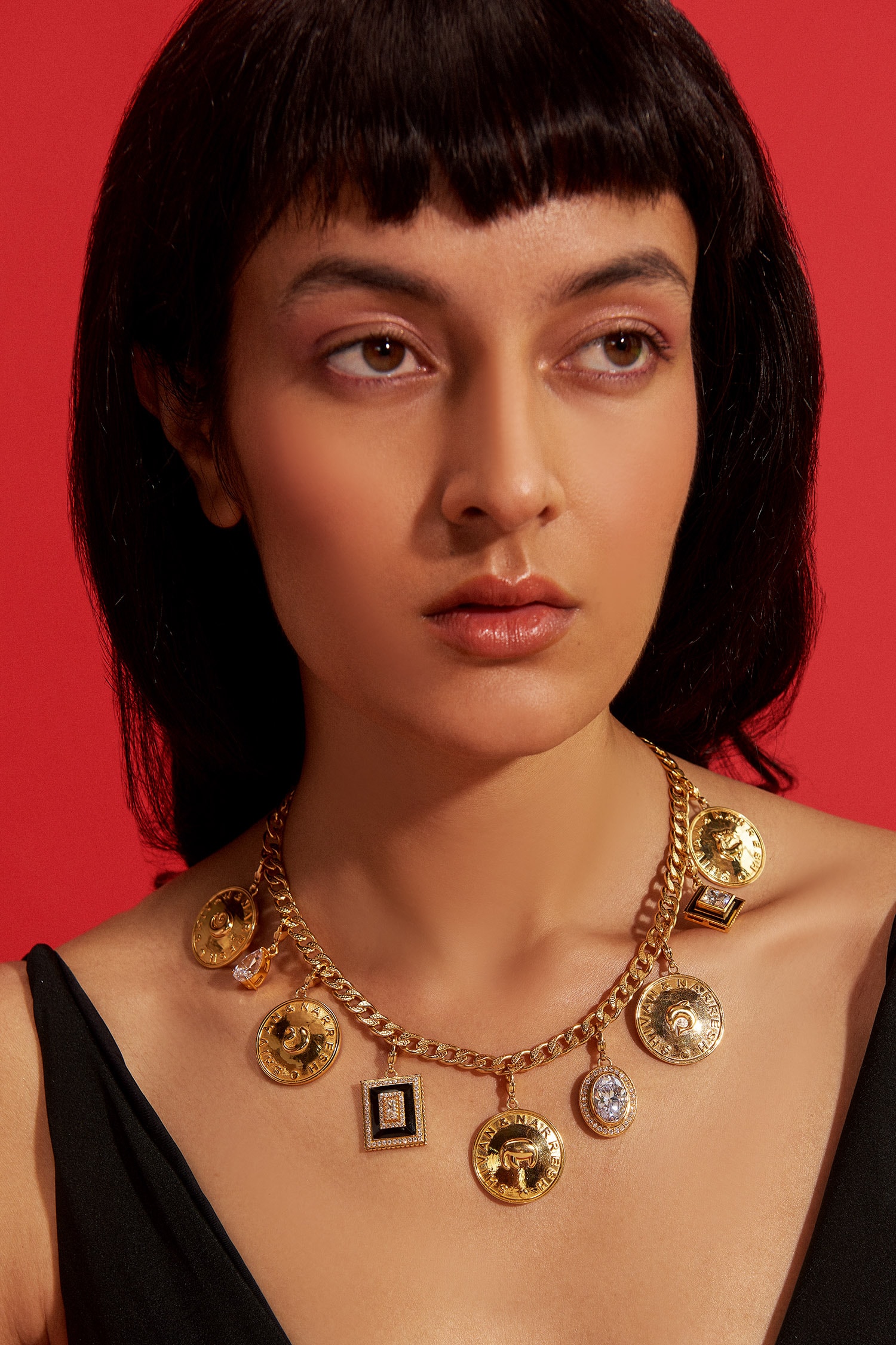 Buy Aulerth X Shivan and Narresh Numisma Charm Necklace Online | Aza ...