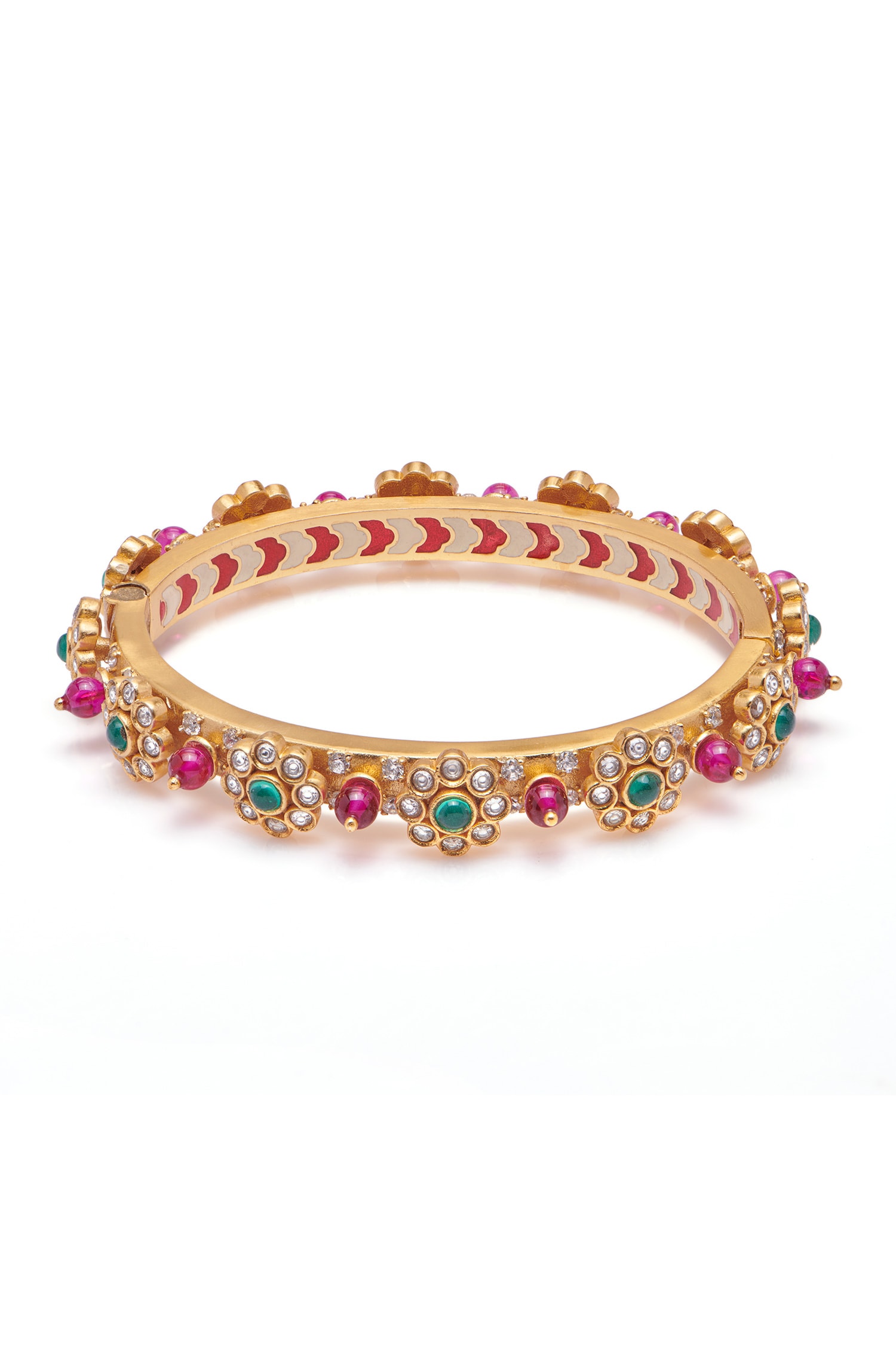 Buy Aulerth X Suneet Varma Firoja Stone Embellished Bangle - Single Pc Online | Aza Fashions