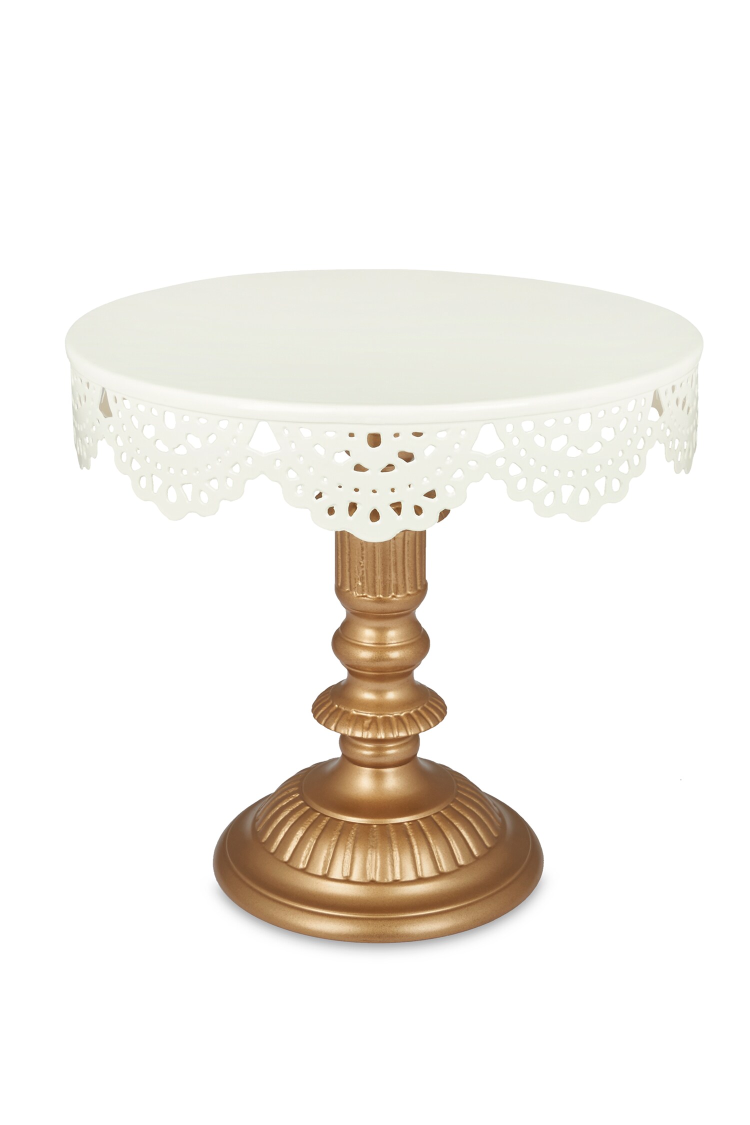 Living With Elan Foundary Scallop Bordered Cake Stand