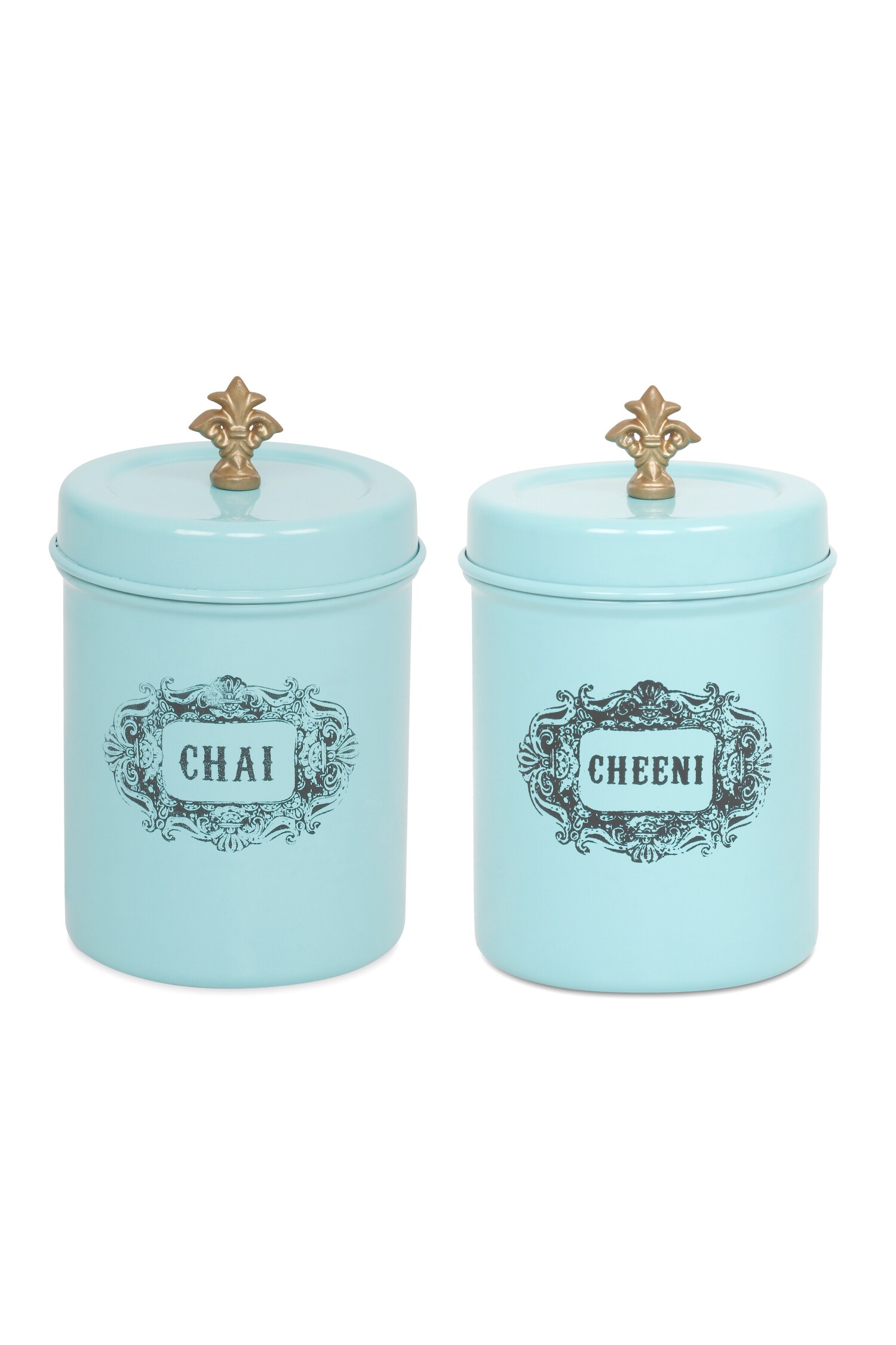 Living With Elan Chai And Cheeni Canisters - 2 Pcs
