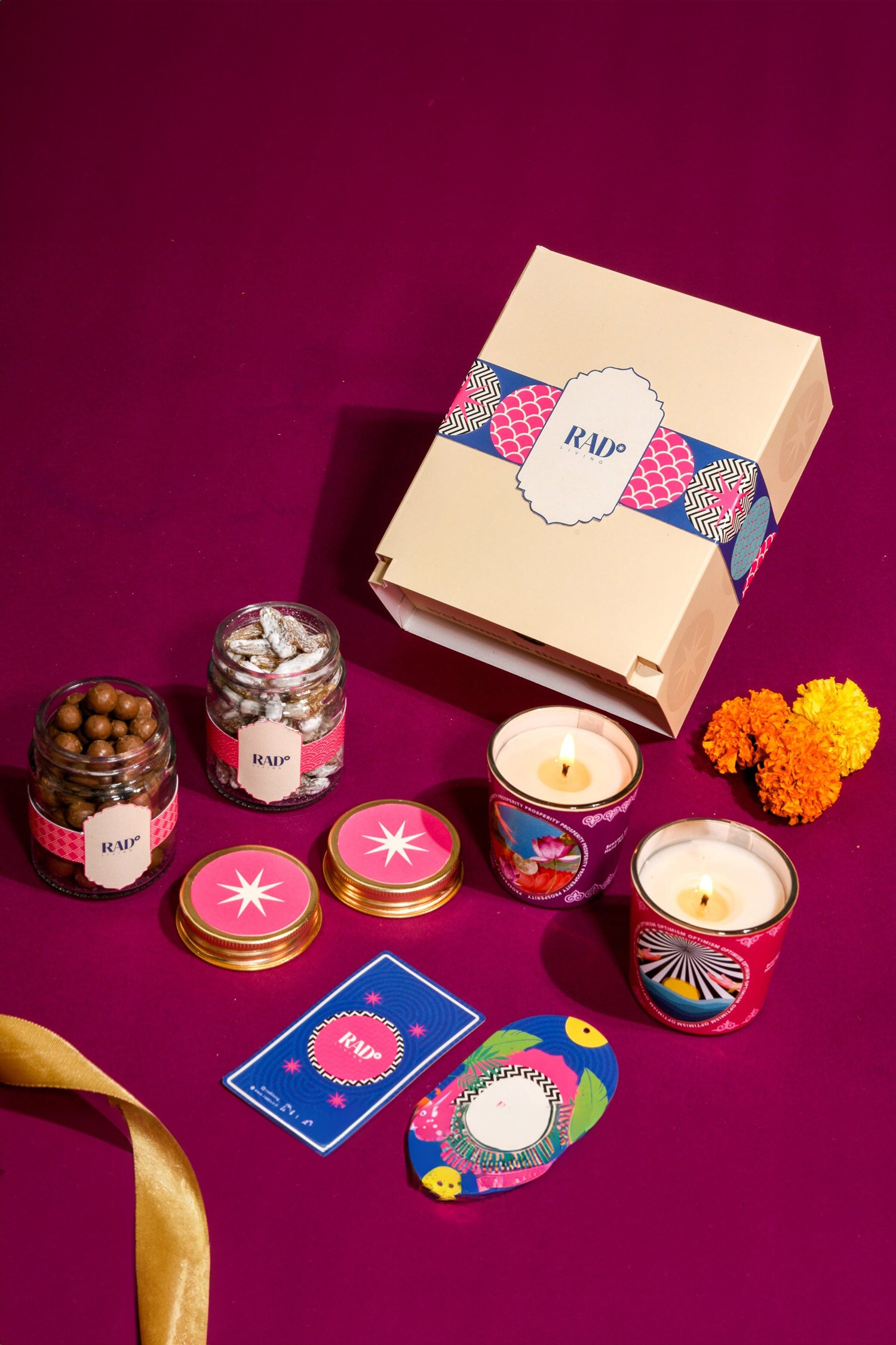 Rad Living Ivory Scented Soy Wax Prosperity Gift Box