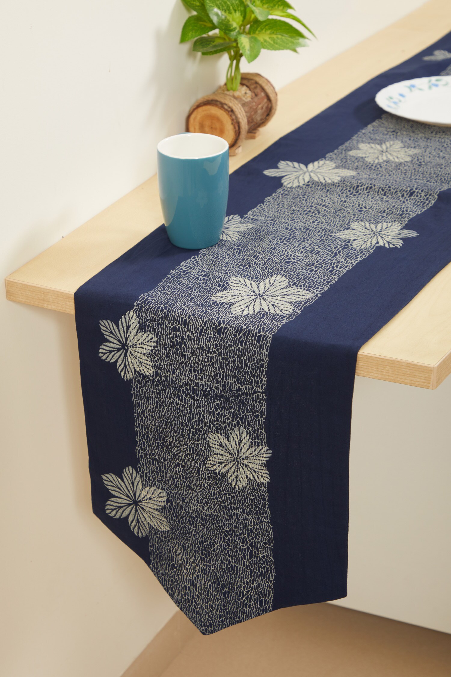 Buy Inheritance India Cotton Blossom Print Table Runner Online | Aza ...