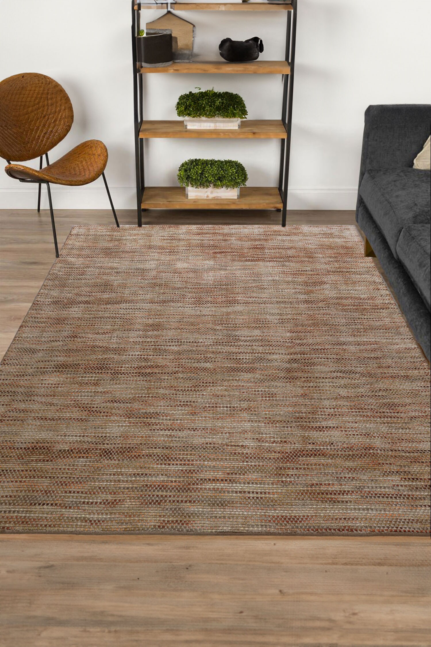 Buy Multi Color 50% Wool And 50% Viscose Mocha Rectangle Shaped Tufted ...