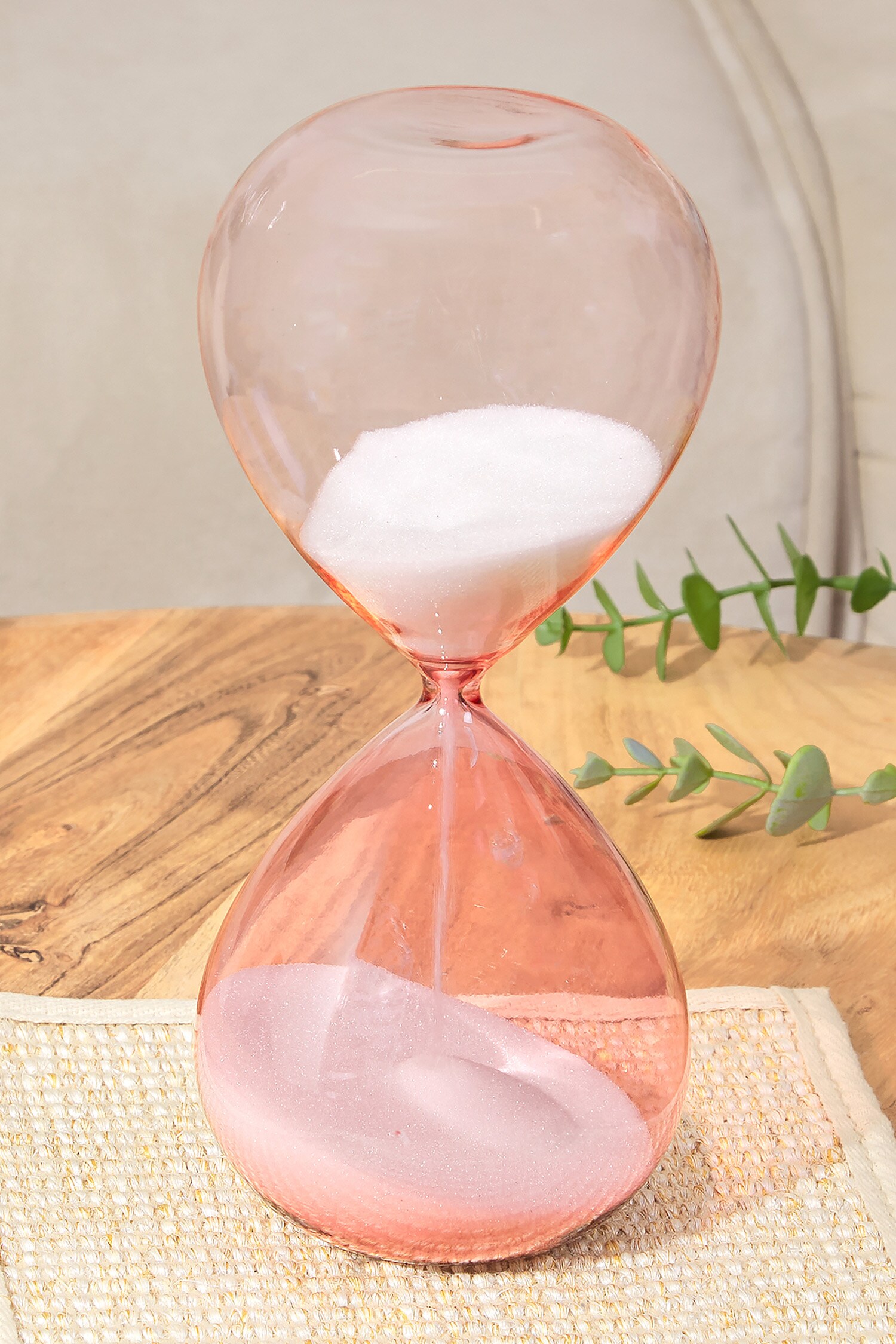 Buy Pink Radiant Neon Hourglass by Mason Home Online at Aza Fashions.