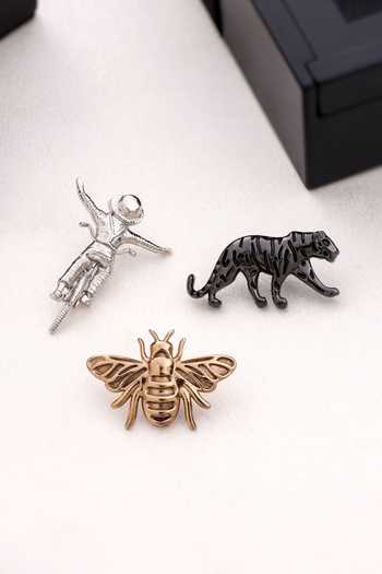 Buy Gold Fleet Of Freedom Brass Gift Set For Men by Cosa Nostraa Online ...