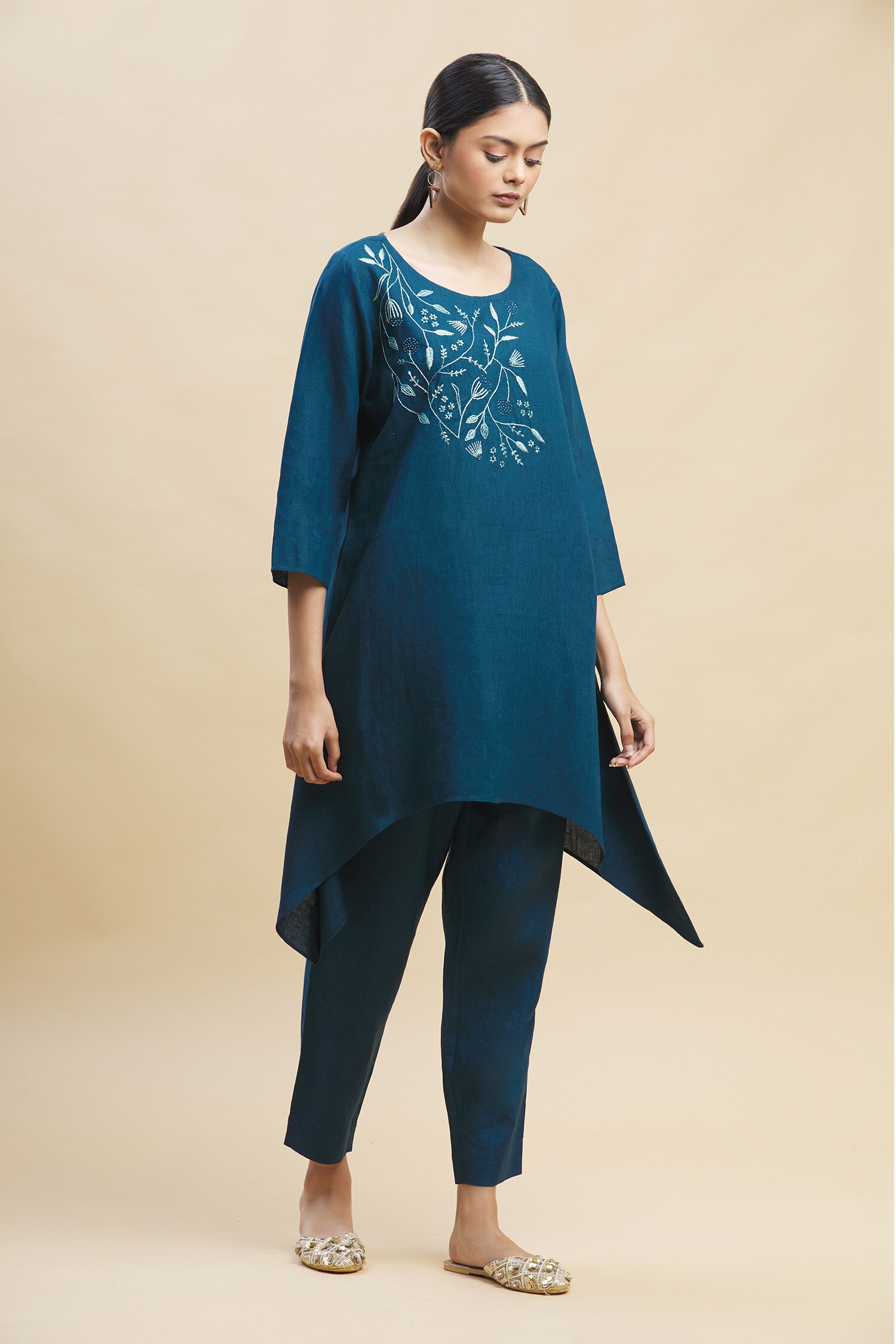 Buy Linen Pant by Linen Bloom at Aza Fashions