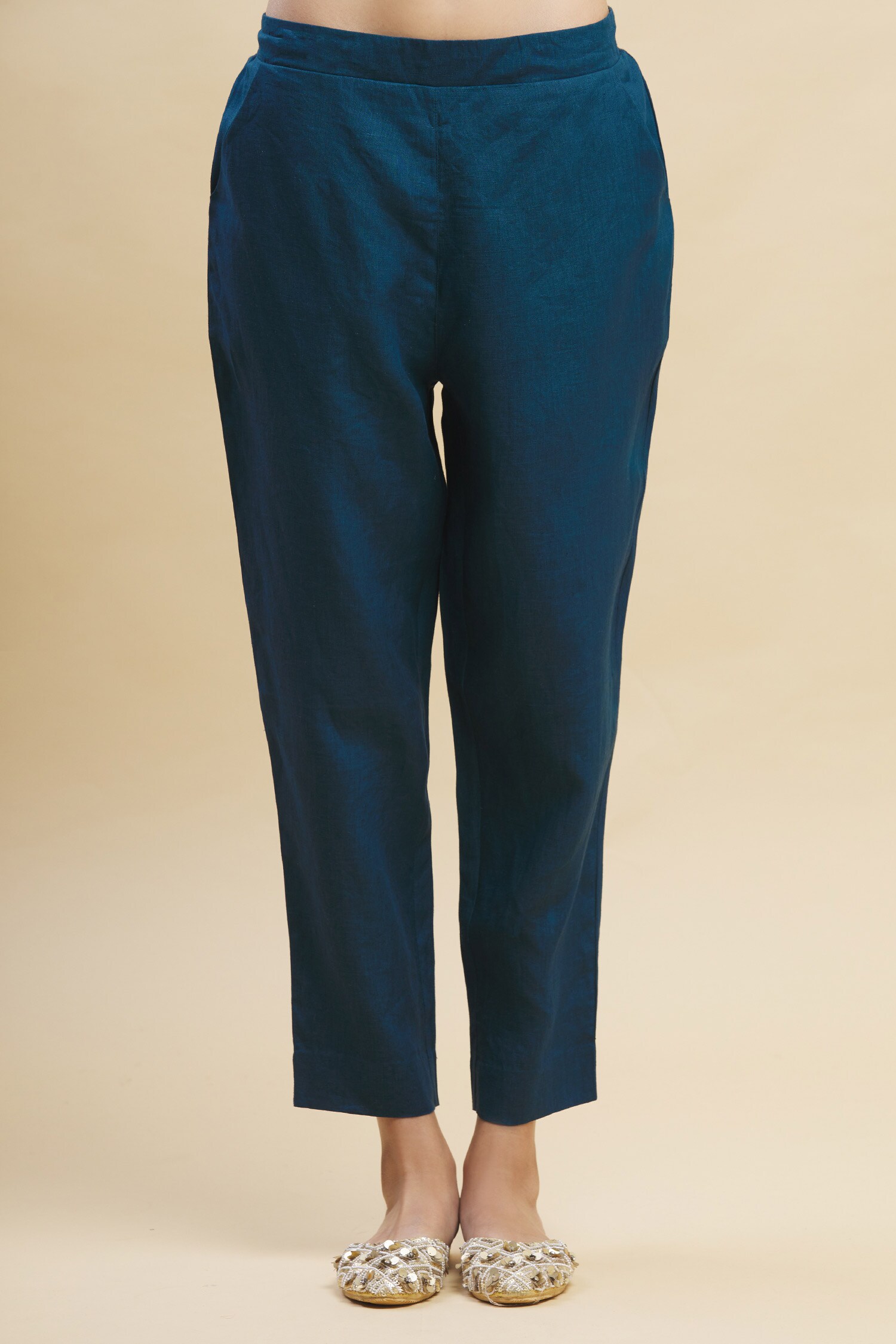Buy Linen Pant by Linen Bloom at Aza Fashions