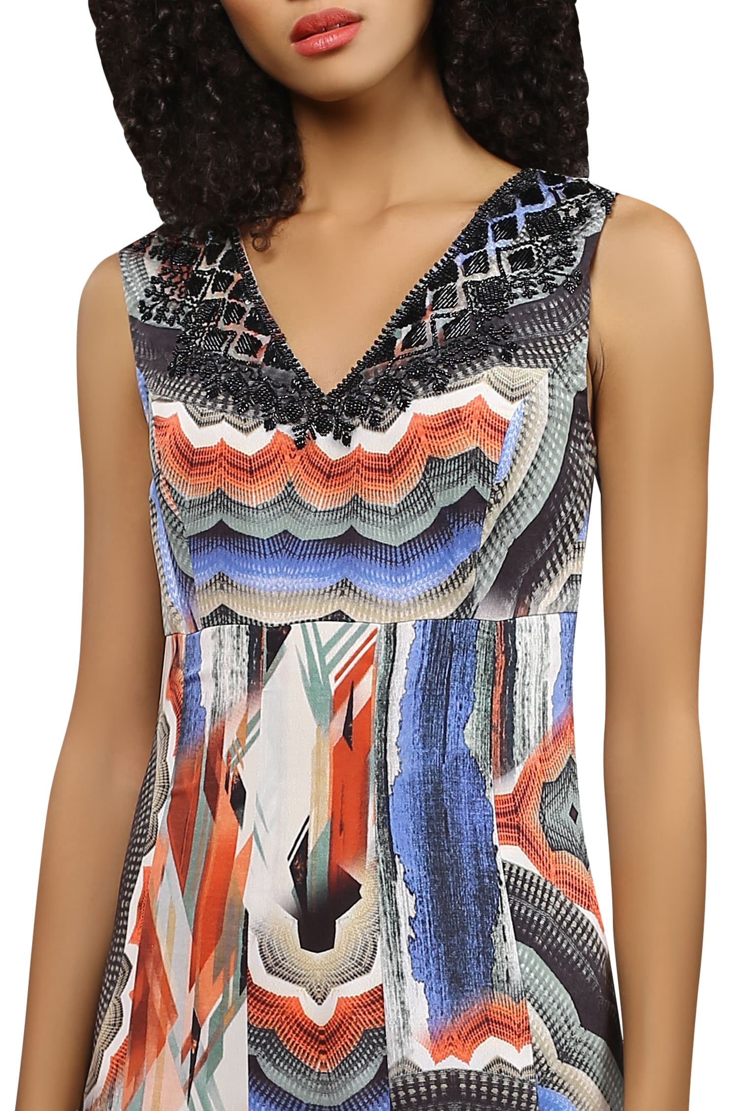 Buy Marble Print Maxi Dress by Reynu Taandon at Aza Fashions