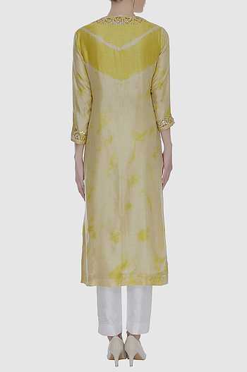 Buy Tie Dye Side Slit Kurta by Rar Studio at Aza Fashions