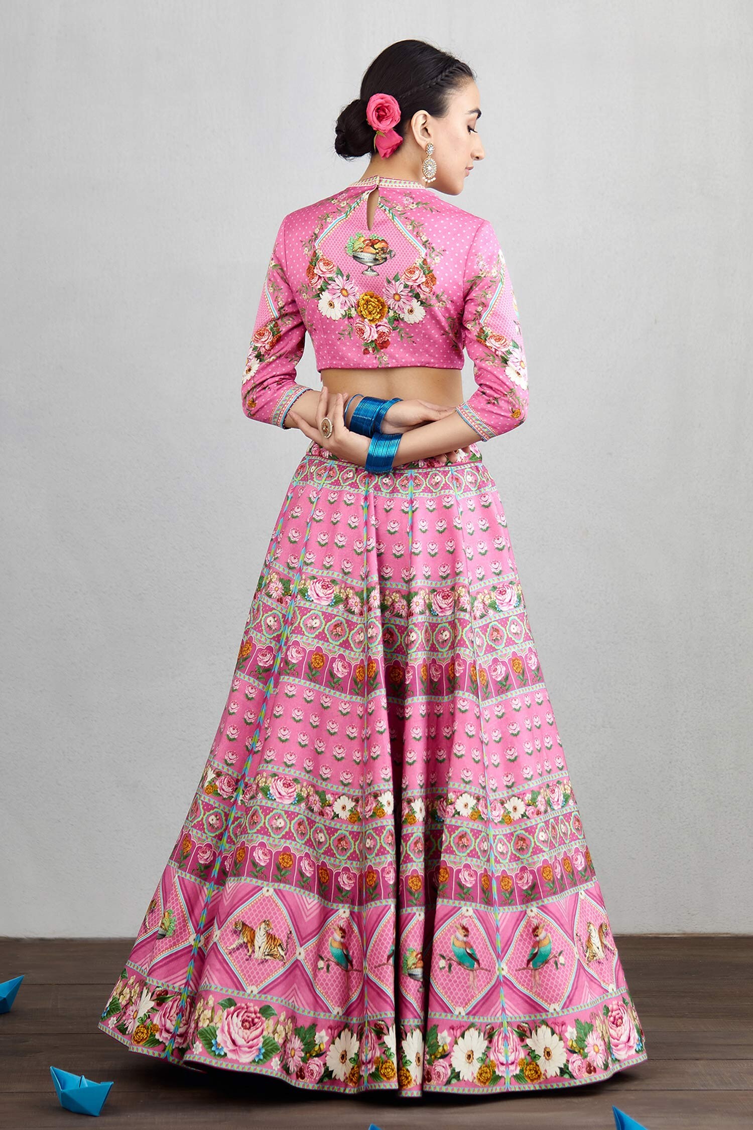 Buy Rang Raani Rubani Lehenga Set by Torani at Aza Fashions