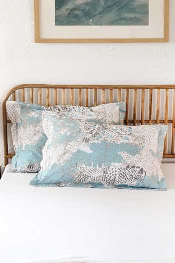 Buy House This Mashak Pillow Covers - Set Of 2 Online | Aza Fashions