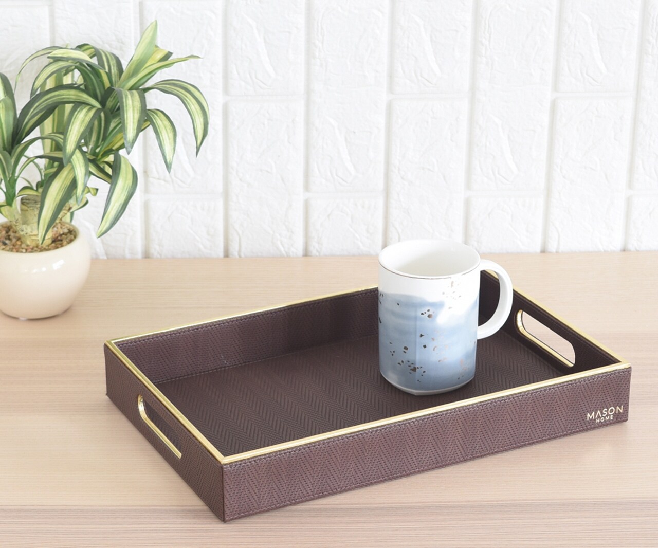 Buy Mason Home Hamilton Tray (single Pc) Online | Aza Fashions