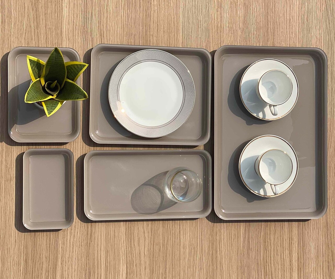 Buy Mason Home Avenue Rectangle Serving Tray (Set of 5) Online | Aza ...