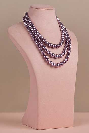 Buy Anaash Triple Graded Pearl Contemporary Necklace Online | Aza Fashions