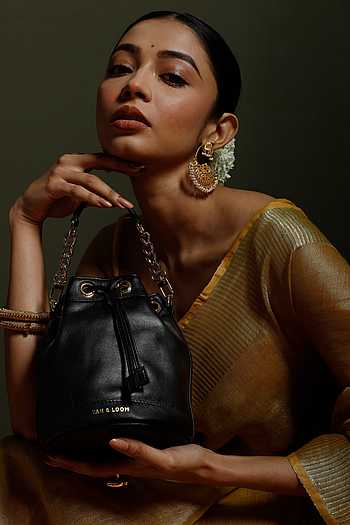 Buy Tan & Loom Bombay Detachable Handle Potli Bag Online | Aza Fashions