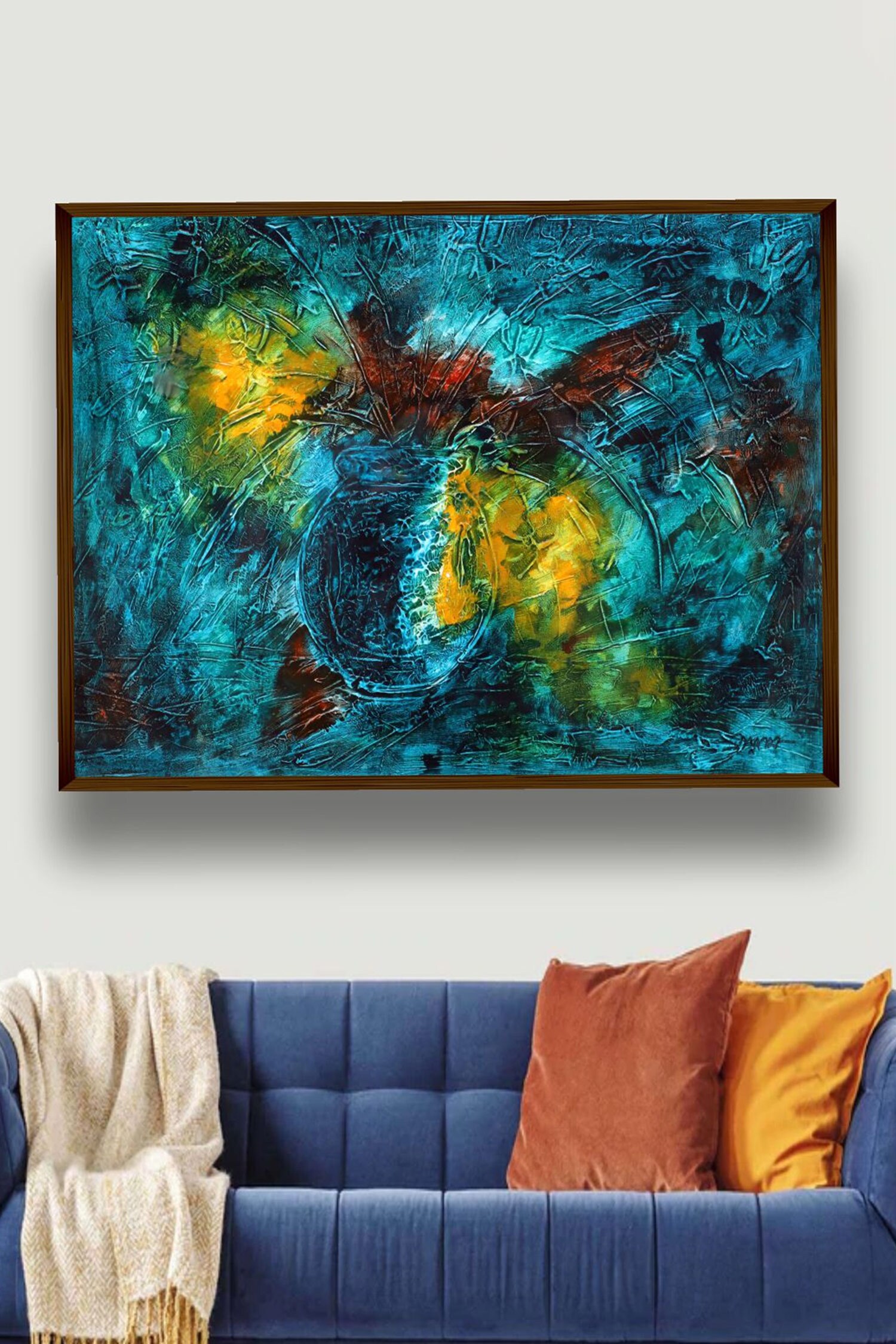 The Art House Abstract Print Rectangular Painting