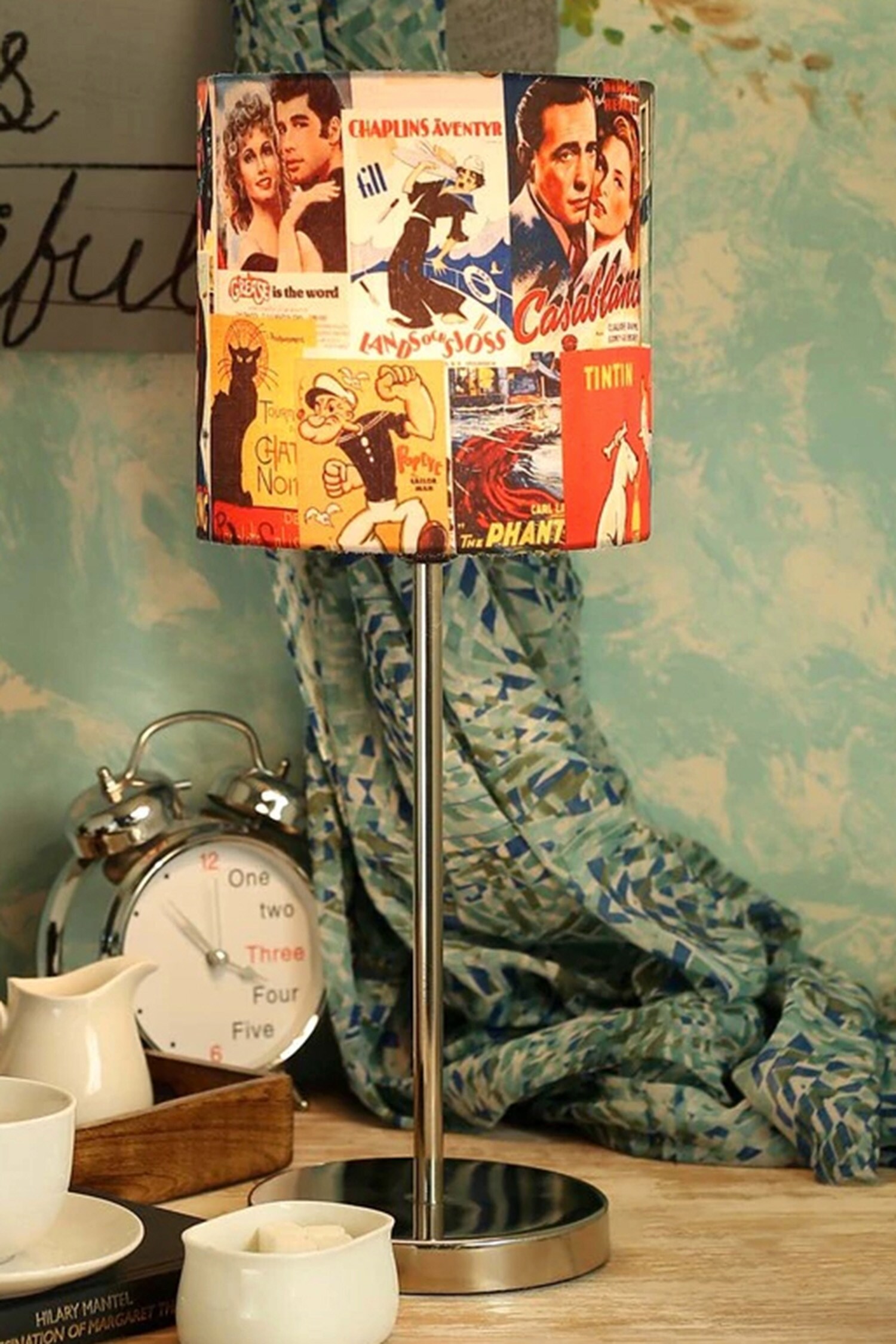 Green Girgit Multi Color Shade: Rich Cotton And Base: Metal The Classic ...