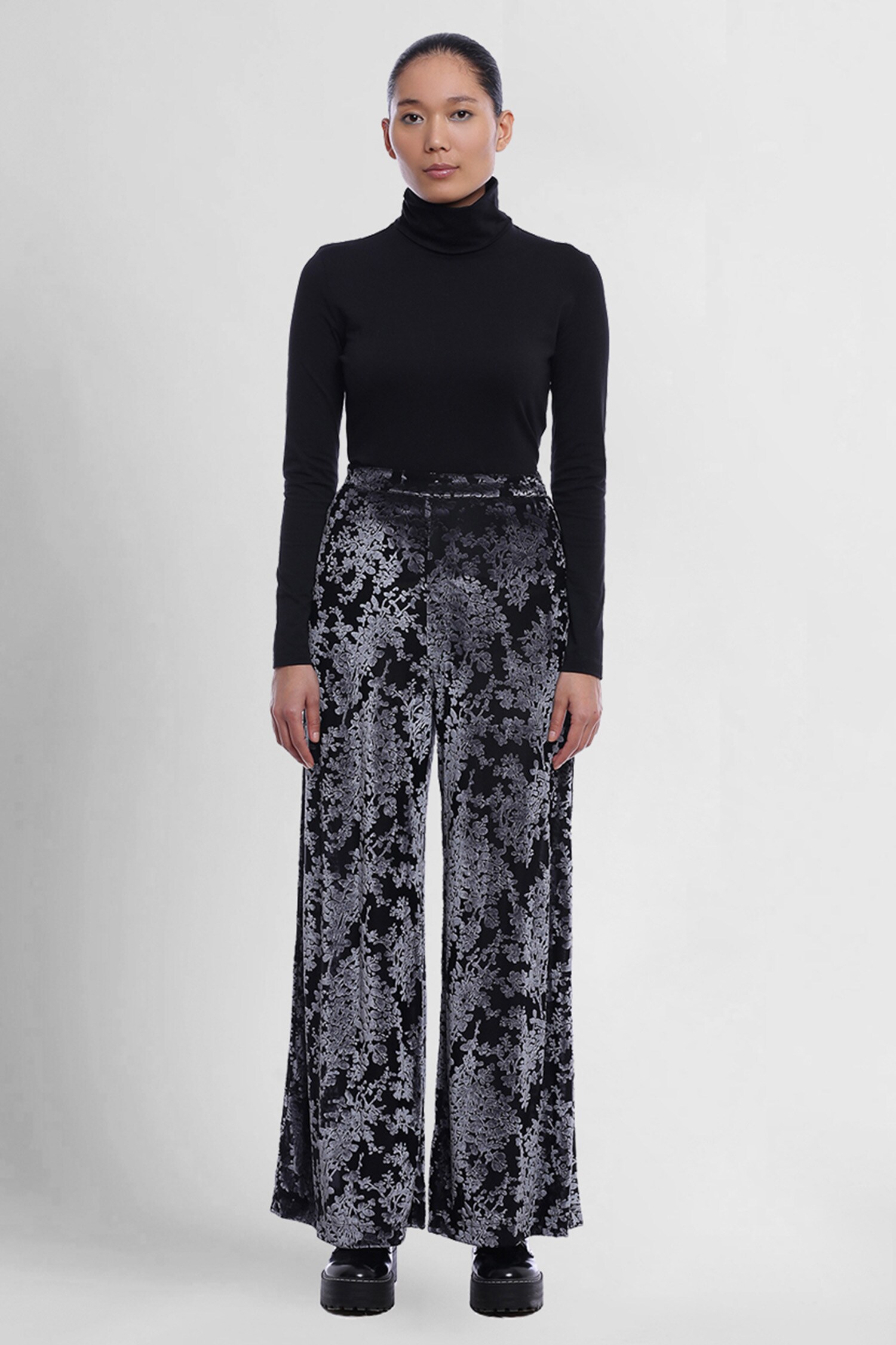 Buy Black Velvet Eva Pants For Women by Genes Lecoanet Hemant Online at ...