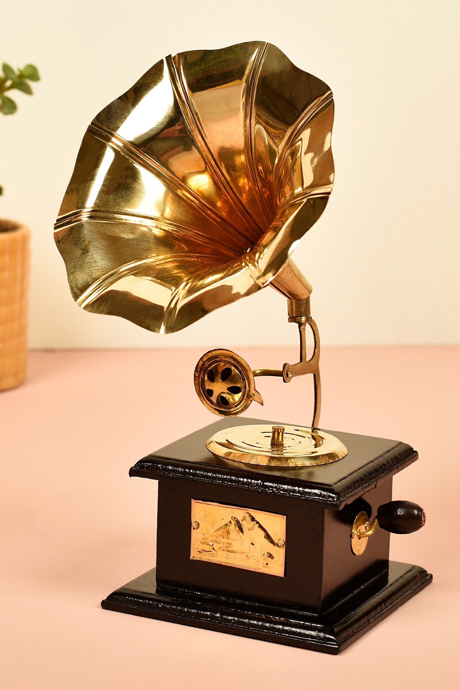 Buy Manor House Antique Music Decorative Gramophone Showpiece Online ...