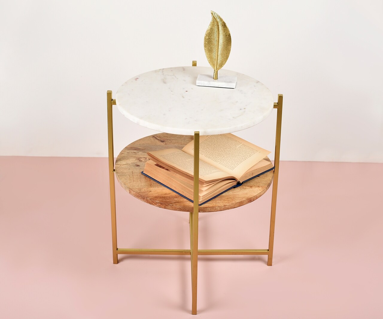 Buy Manor House Double Decker Accent Table Online | Aza Fashions