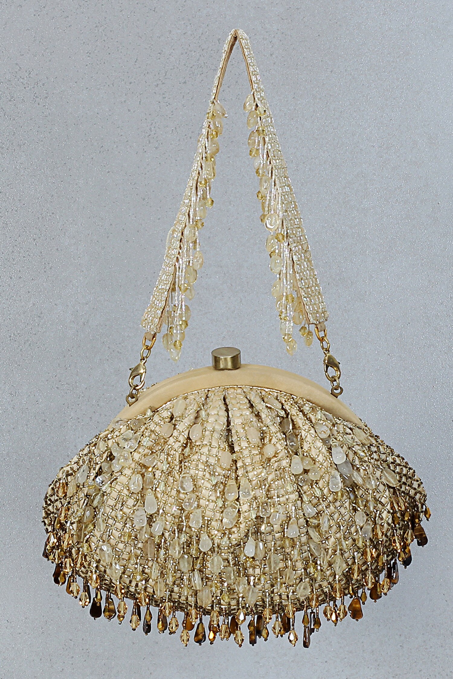 Buy Lovetobag Opal Soft Pouch With Handle Online | Aza Fashions