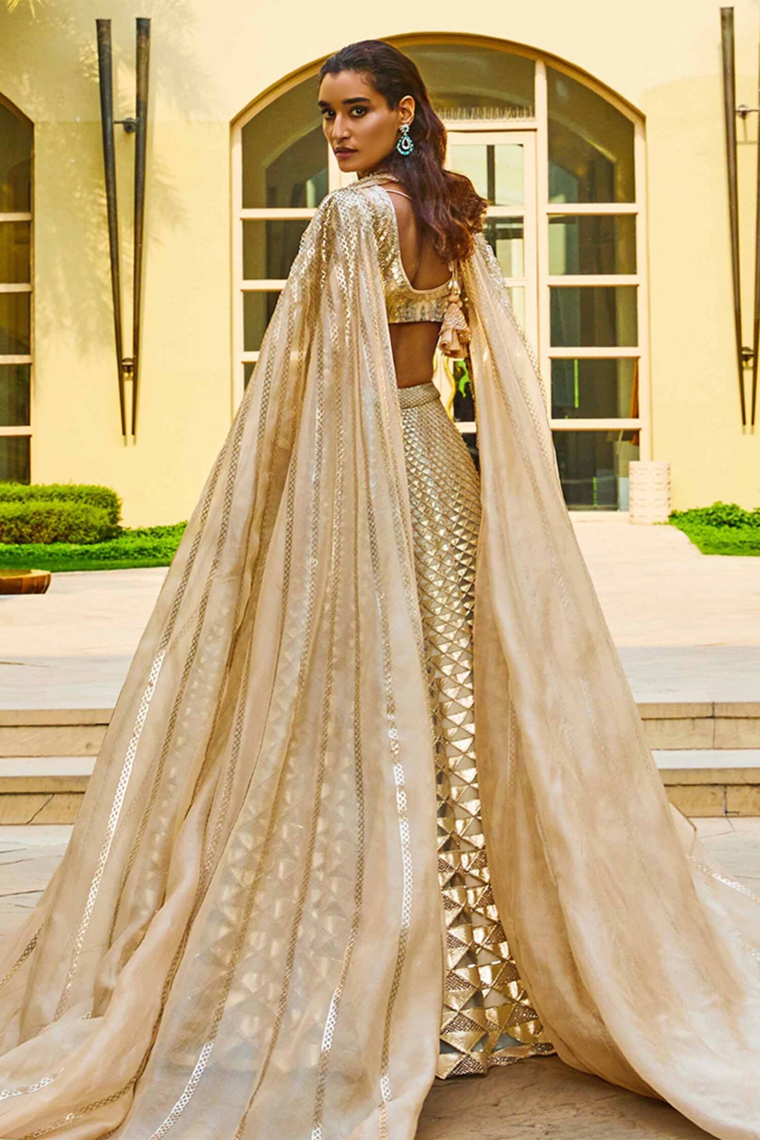 Buy Pankaj And Nidhi Hand Embellished Lehenga Set Online Aza Fashions