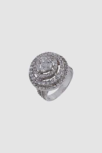 Buy Mon Tresor Circular Stone Ring Online | Aza Fashions
