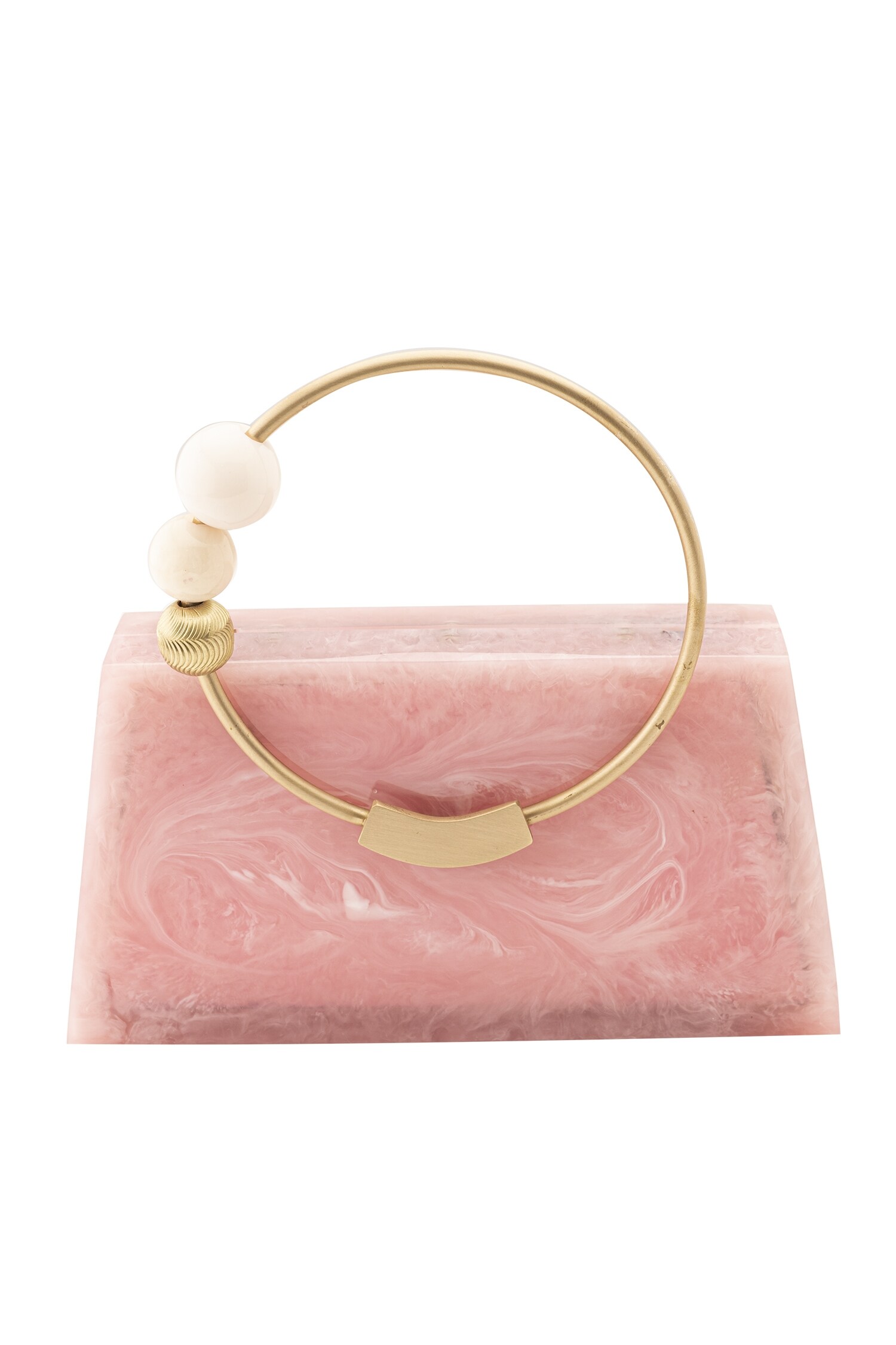 Buy Pink Resin Rectangle Shaped Handbag by Quirky Tales Online at Aza ...