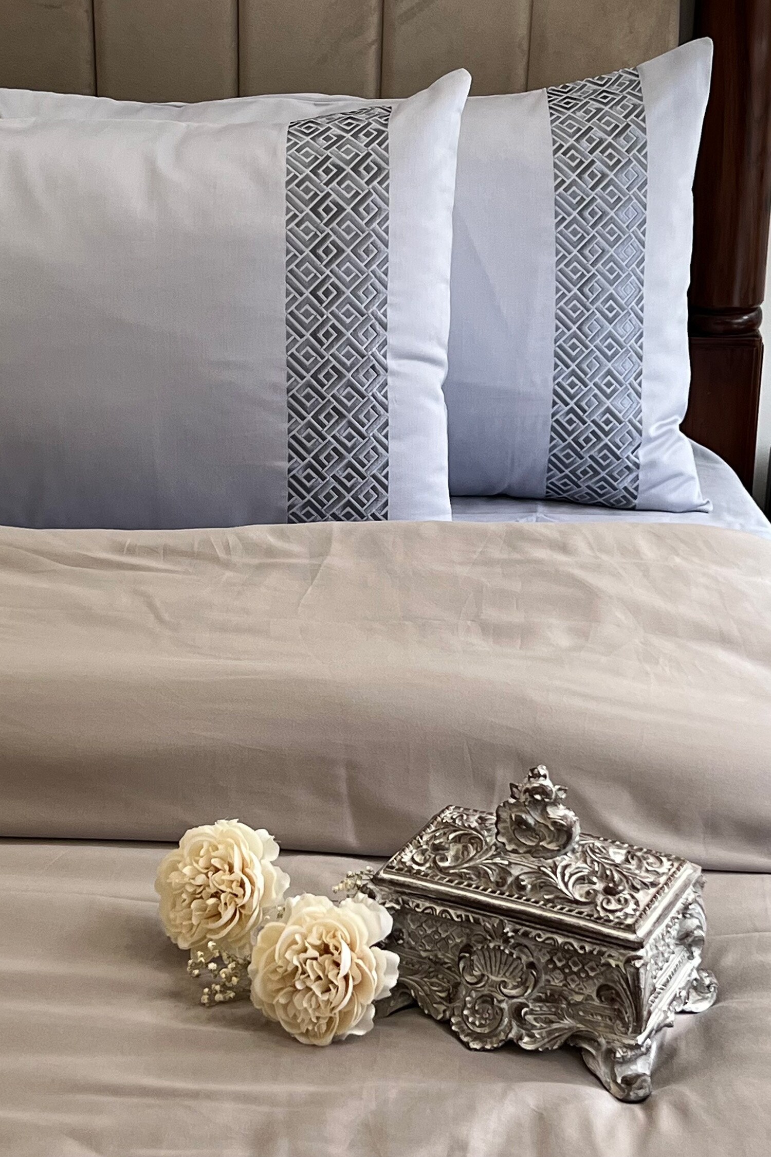 Buy Blue 100% Cotton Squarish Pattern Duvet Cover by Sadyaska Online at ...