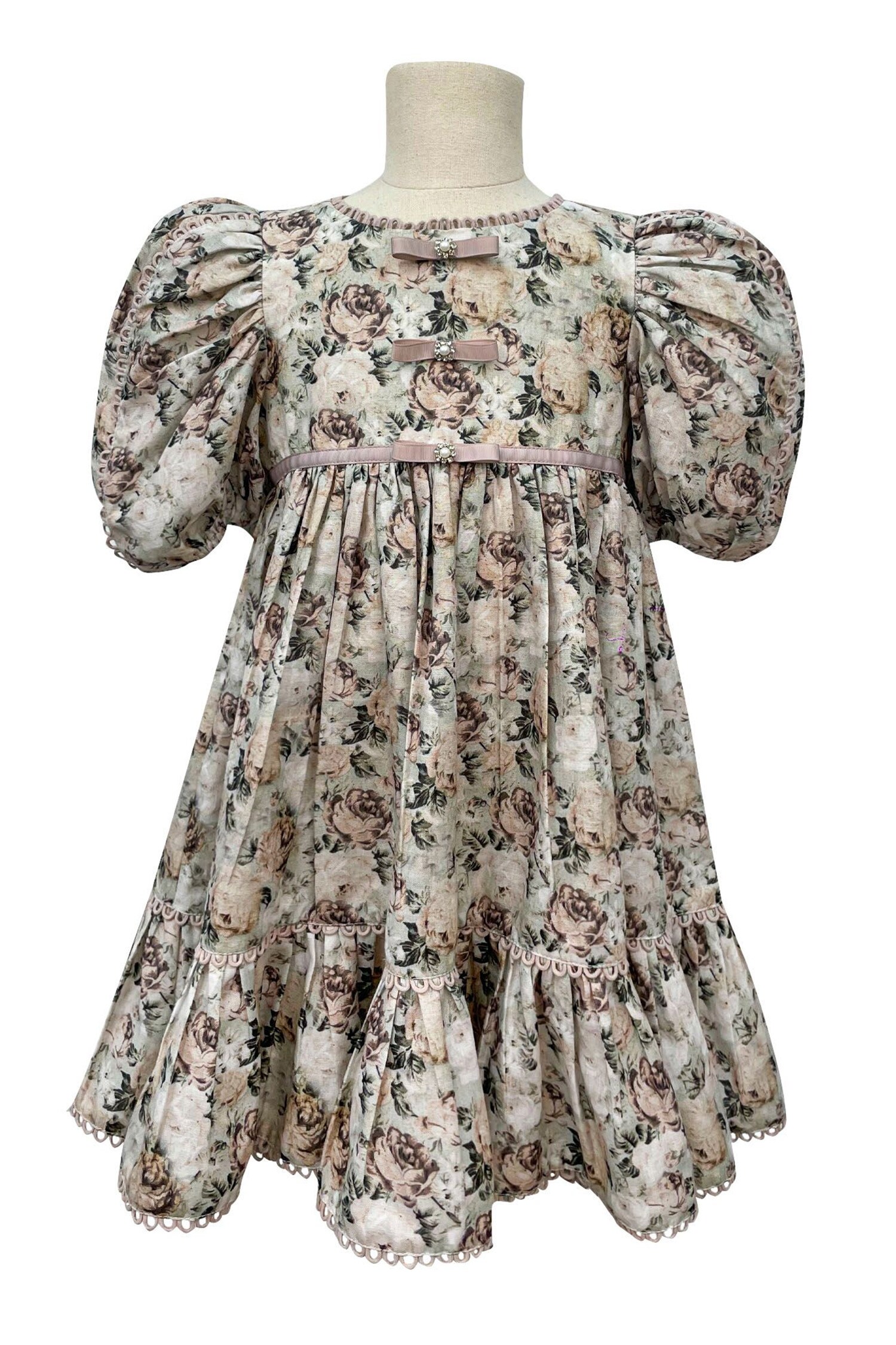 Buy Jasmine And Alaia Multi Color Erica Floral Print Dress For Girls ...