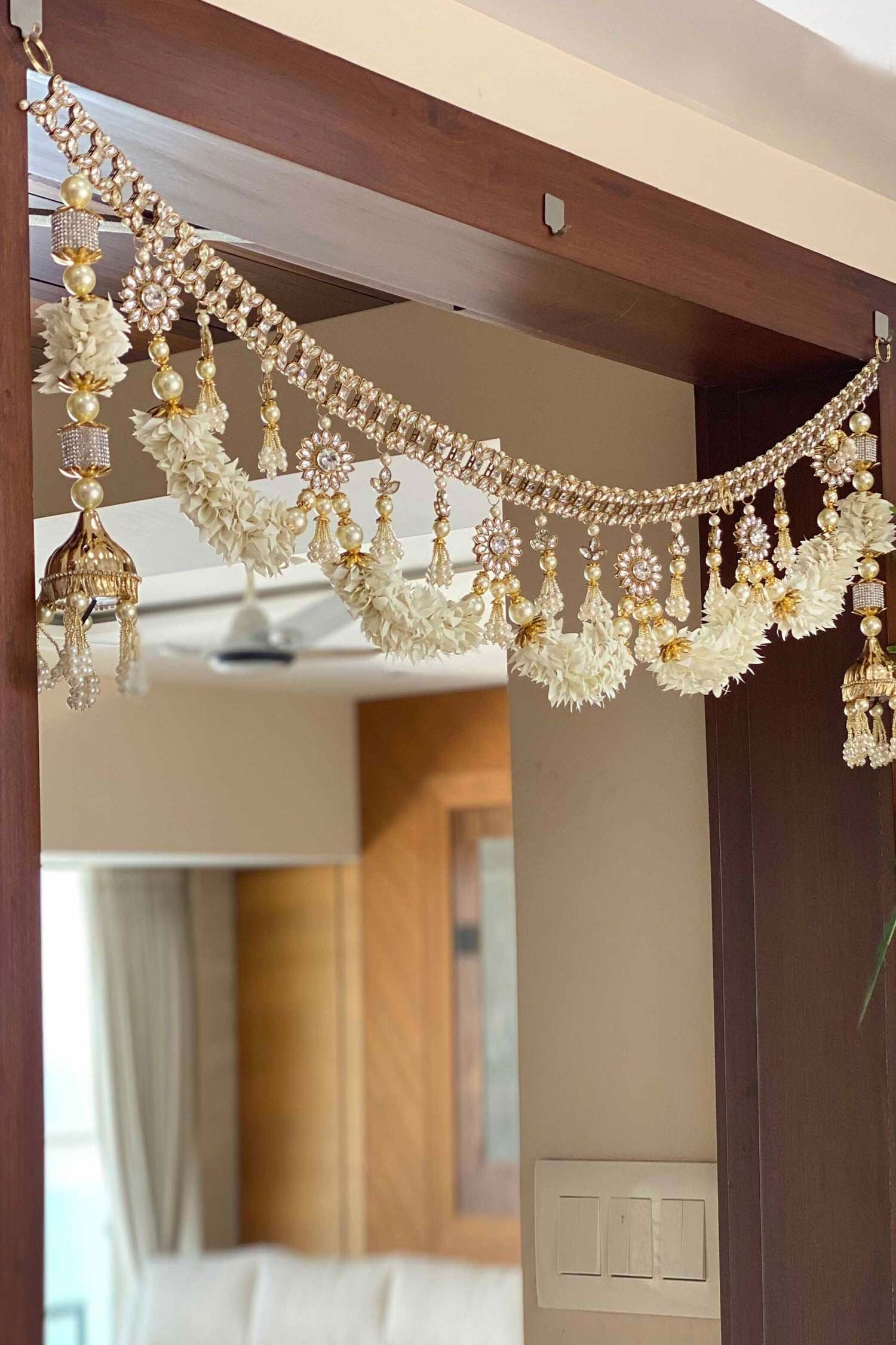 Mason Home Multi Color A Mix Of Artificial Flowers Embellished Festive ...